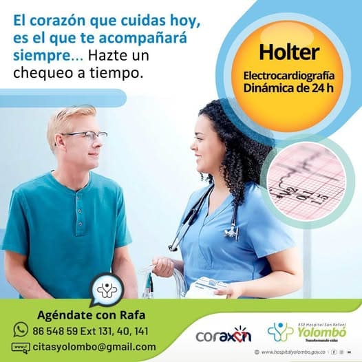 Servicio de Holter Hospital Yolombó - E.S.E. Hospital San Rafael ...